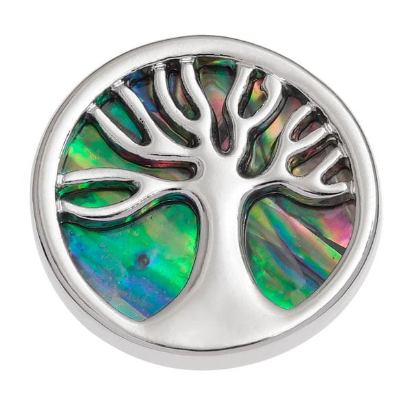 Paua Shell Tree Of Life Pin Badge — Goldenhands