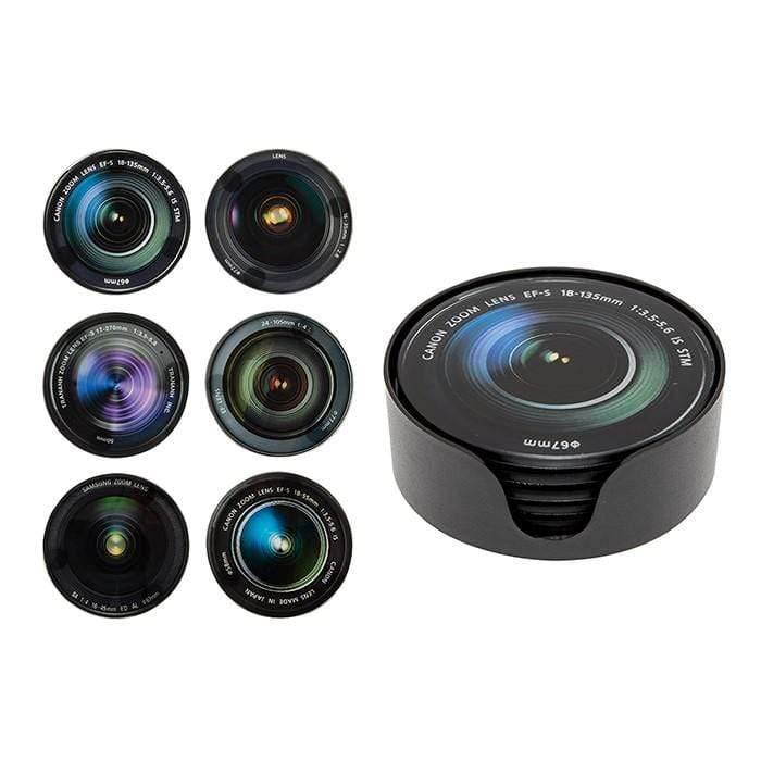 Camera Lens Coaster Set of 6 — Goldenhands